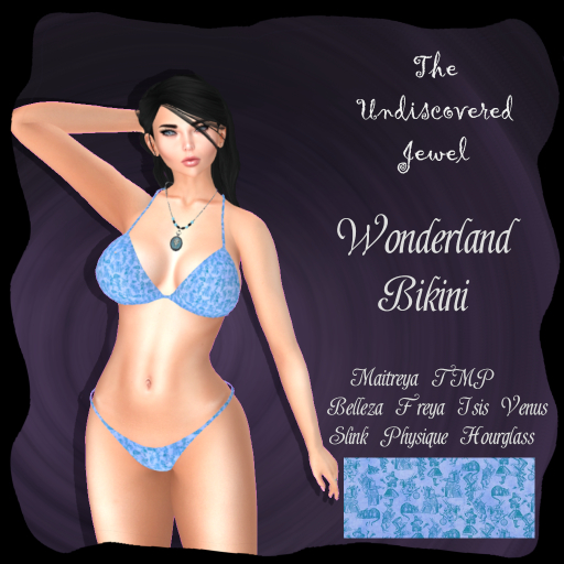 Second Life Marketplace - ~J~ Wonderland Bikini DEMO